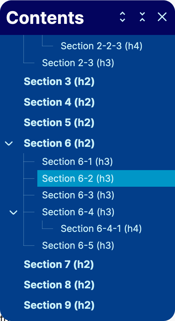 Tocer – Table of Contents Maker WordPress plugin
